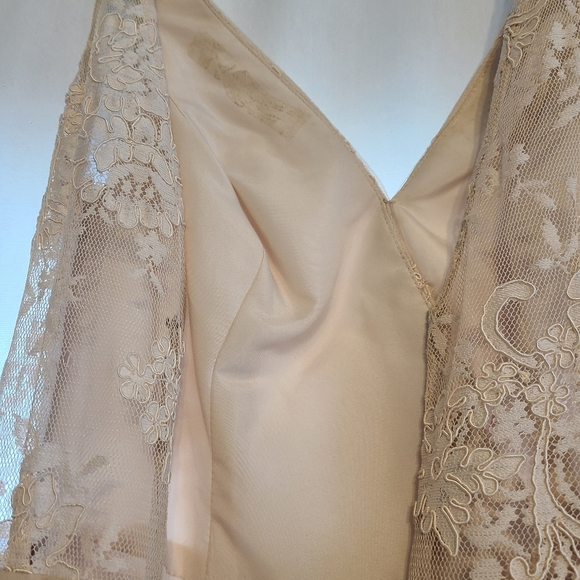 Vera Wang | Dresses | Vera Wang White Ven Vw36322 Bridesmaid Dress ...